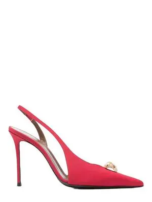 GIUSEPPE ZANOTTI Carole Slingback Pumps - Red