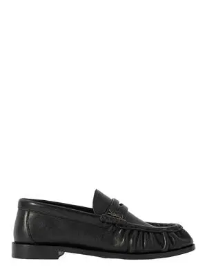 Saint Laurent Le Loafer Leather Loafers - Black
