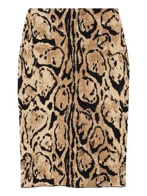 Stella McCartney Jacquard-knit Midi Skirt - Multi