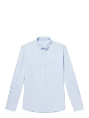 Sunspel Button-down Collar Cotton Oxford Shirt - Blue