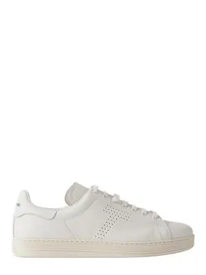 TOM FORD Warwick Full-grain Leather Sneakers - White