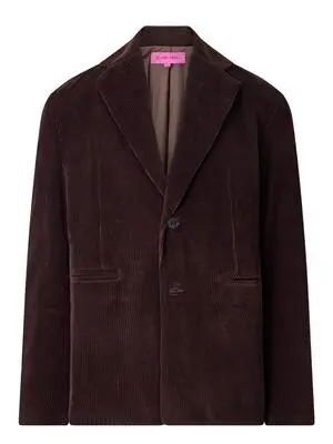 THE ELDER STATESMAN Cotton-corduroy Blazer - Brown