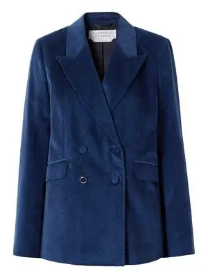 Gabriela Hearst Gabriela Hearst Angela Cotton-Corduroy Blazer Navy
