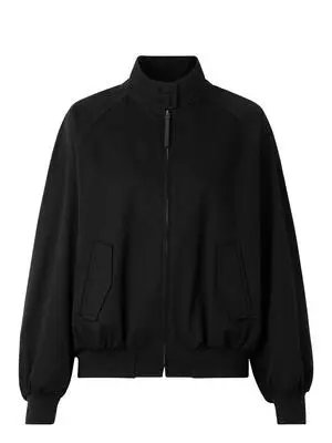 Gabriela Hearst Wynne Cotton-twill Bomber Jacket - Black