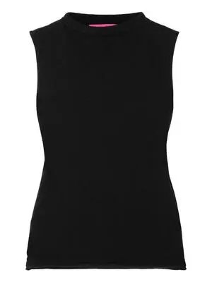THE ELDER STATESMAN Cashmere Tank - Black
