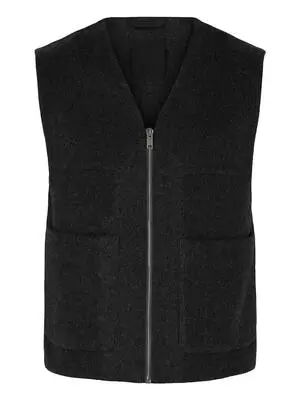 Givenchy Wool-cashmere Blend Vest - Dark Grey