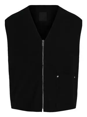 Givenchy Sleeveless Jacket - Black