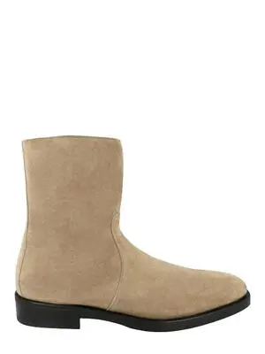 FERRAGAMO Gerald Ankle Boots - Bone
