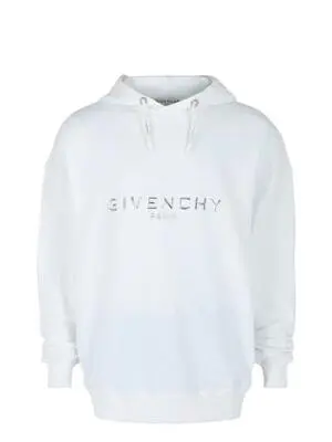 Givenchy Logo Graphic Hoodie - White