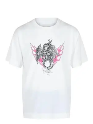 Givenchy Graphic Print Logo T-shirt - White