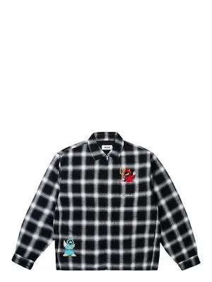 PALACE Zip Up Shirt - Black