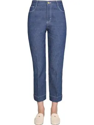 Tory Burch Wide-leg Jeans - Blue