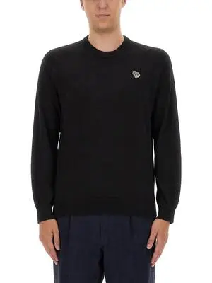 Paul Smith Zebra Patch Shirt - Black