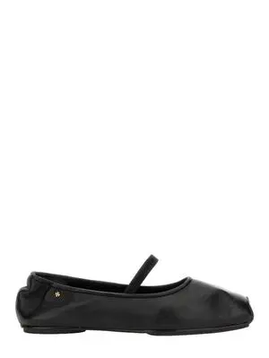 Tory Burch Ballerina Runway Flats - Black