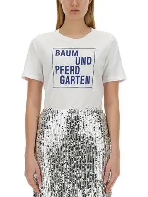 Baum Und Pferdgarten Printed T-shirt - White