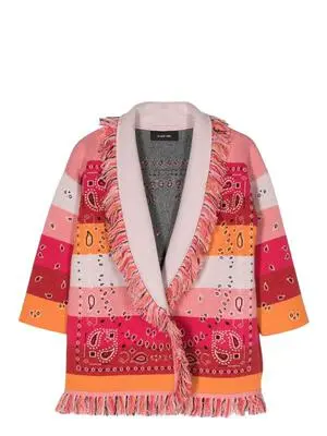 Alanui Bandana Jacquard Cardigan - Multicolour