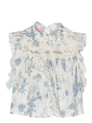 Blumarine Floral Print Top - Multicolour