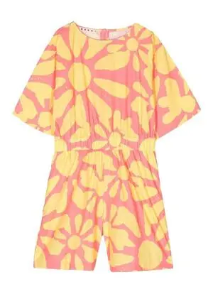 Marni Printed Jumpsuit And Shorts - Multicolour