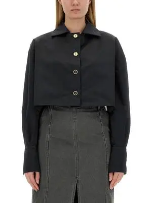 Patou Cropped Fit Jacket - Black