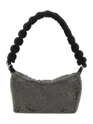 Kara Bag With Knotted Handle - Charcoal