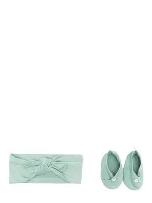TEDDY & MINOU Tie And Bootie Set - Azure