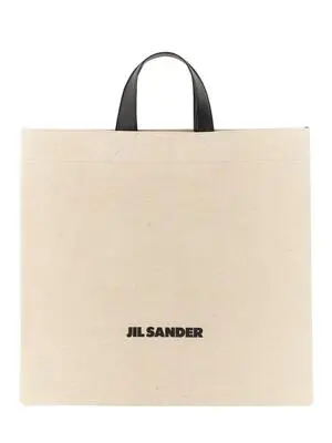 JIL SANDER Medium Tote Bag - Beige