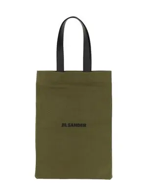 JIL SANDER Tote Bag With Logo - Military Green
