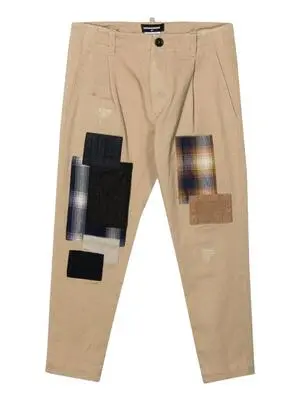 Dsquared2 Patchwork Pants - Beige