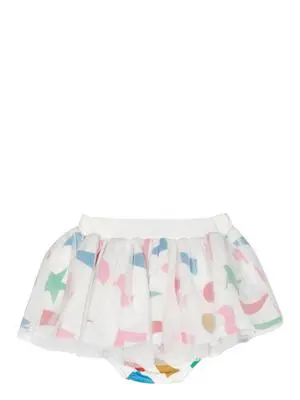 Stella McCartney Polyester Skirt With Coulottes - Multicolour