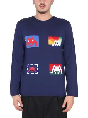 Comme Des Garçons Wool Jersey - Blue