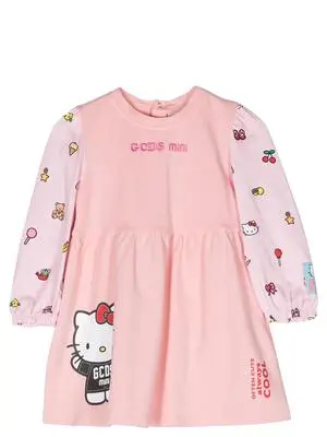 Gcds Hello Kitty Cotton Dress - Pink