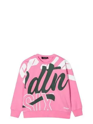 Dsquared2 Crewneck Printed Sweatshirt - Pink