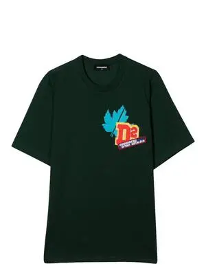 Dsquared2 T-shirt With Patch - Green
