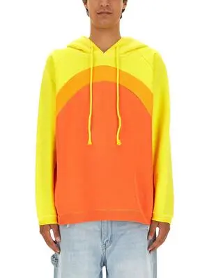 ERL Rainbow Cotton Sweatshirt - Orange