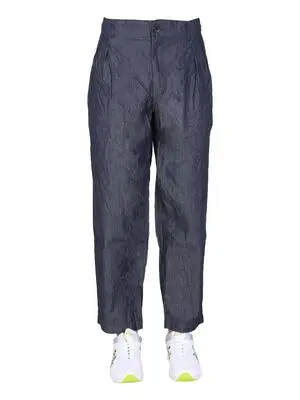 Comme Des Garçons Straight Fit Trousers - Blue