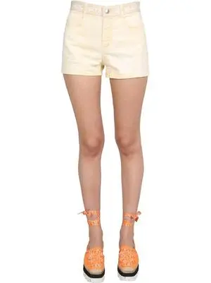 Stella McCartney Denim Shorts - Yellow