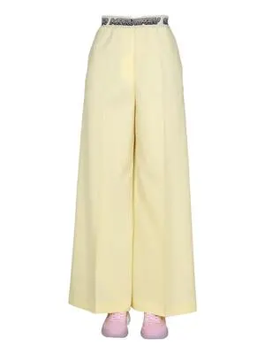 Stella McCartney Wide Leg Trousers - Yellow