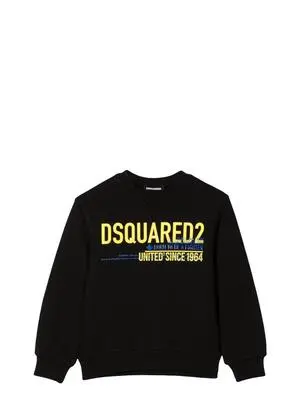 Dsquared2 Relaxed-fit Crewneck Sweatshirt - Black