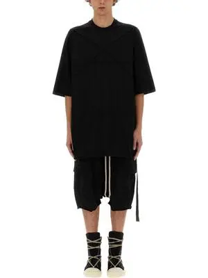 Rick Owens Cotton T Shirt - Black