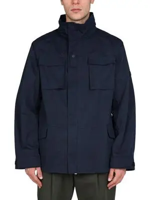 LARDINI BY YOSUKE AIZAWA Double Fabric Jacket - Blue
