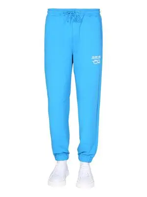 Helmut Lang Knot' Jogging Pants - Azure