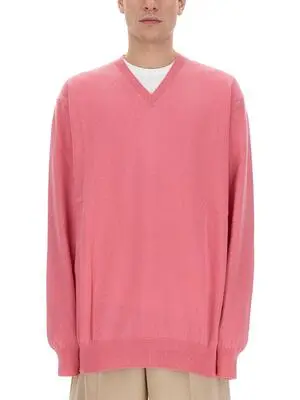 Comme Des Garçons Wool Jersey - Pink