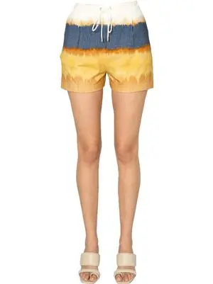 Alberta Ferretti Cotton Shorts - Yellow