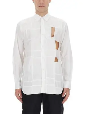 Comme Des Garçons Cut Out Shirt - White