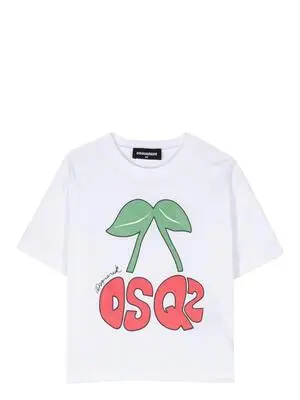 Dsquared2 Mc Logo Cherry T-shirt - White