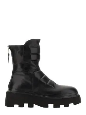 Elena Iachi Leather Boots - Black
