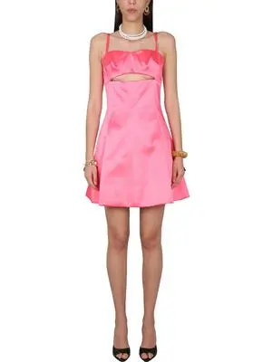 Patou Dress With Cut-out Detail - Pink