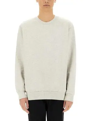A.p.c. Sweatshirt With Logo - Grey
