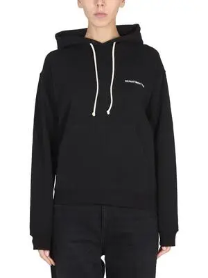 DEPARTMENT 5 Hooded Sweatshirt With Drawstring - Black