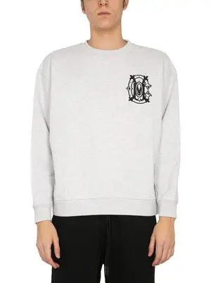 MARCELO BURLON COUNTY OF MILAN Monogram Sweatshirt - White